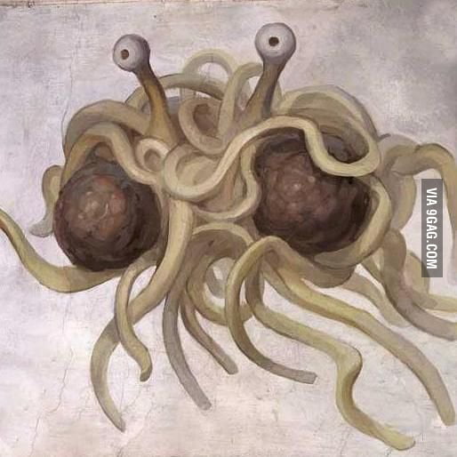 ALL HAIL THE FLYING SPAGHETTI MONSTER - 9GAG