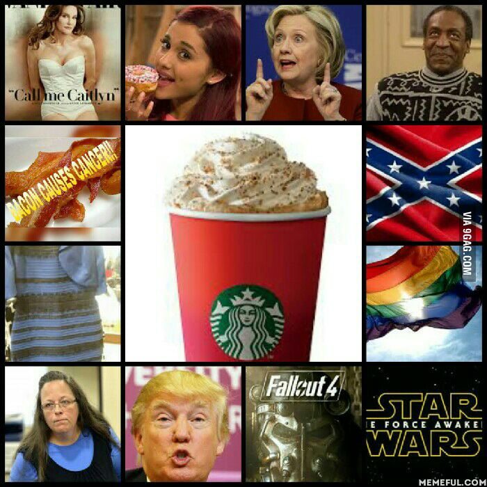 Pretty much the only things I saw on my 9gag/FB newsfeed in 2015. - 9GAG