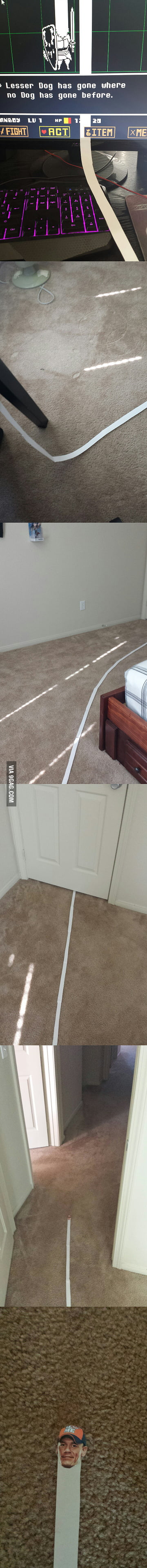 When you pet the lesser dog too much (undertale) - 9GAG