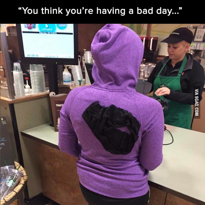 That static cling in Starbucks! - 9GAG