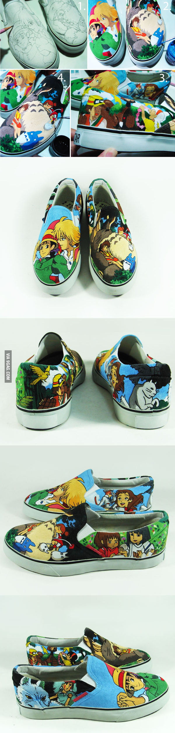 Mini tutorial custom fan art shoes - 9GAG