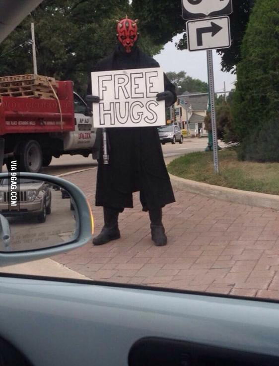 No thanks, I'm all good on hugs today. - 9GAG