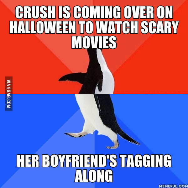 3rd wheeling at my own damn house... - 9GAG