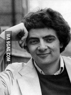 Young Rowan atkinson - 9GAG