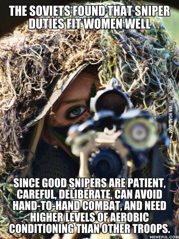 Sounds like I need to date a sniper - 9GAG