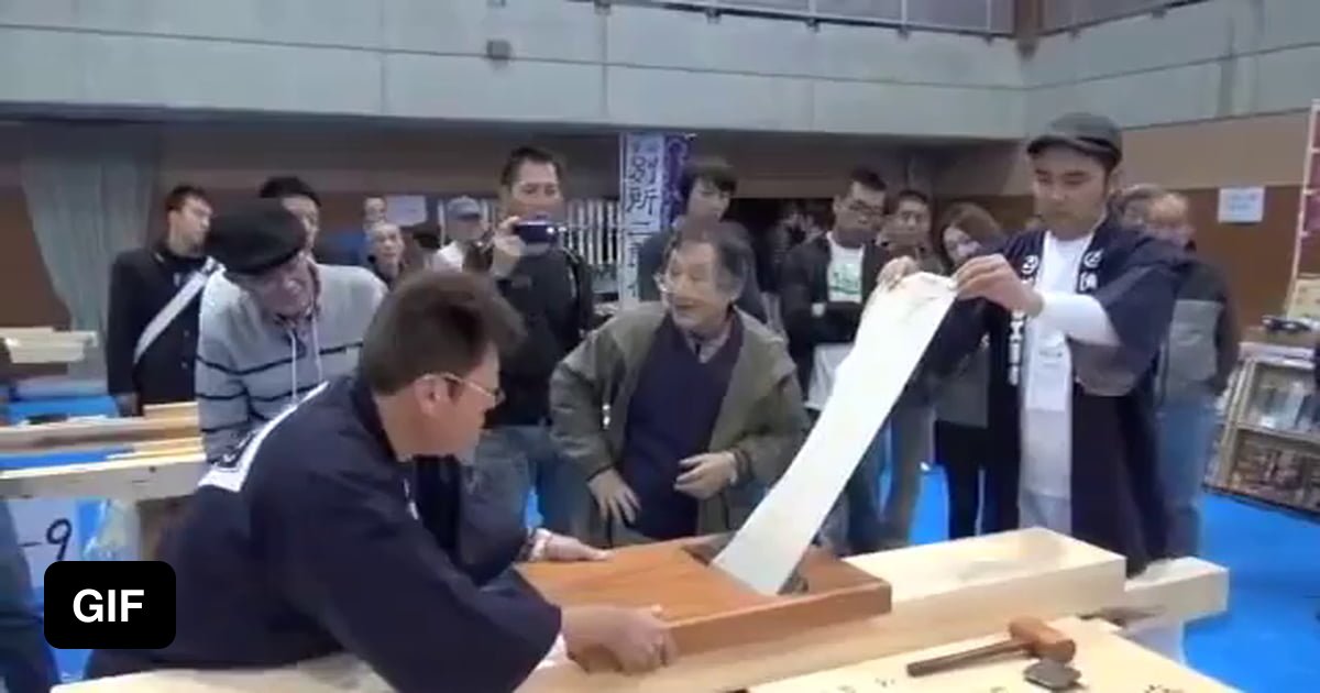 Japanese hand plane competition - 9GAG