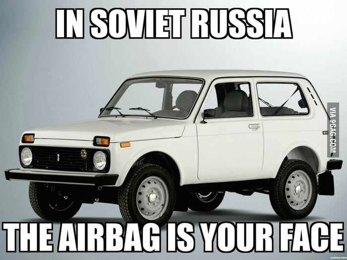 Lada Niva ladies and gentleman - 9GAG