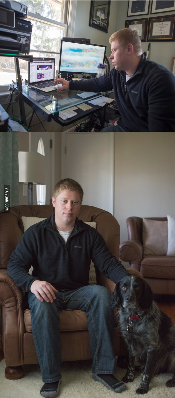 Kyle Craven "Bad Luck Brian" in 2015 - 9GAG