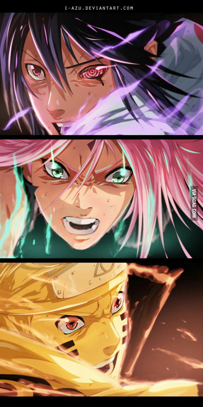 The best moment of the whole Naruto series. A shame its over - 9GAG