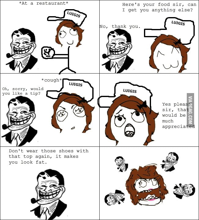 How to troll a waitress - 9GAG