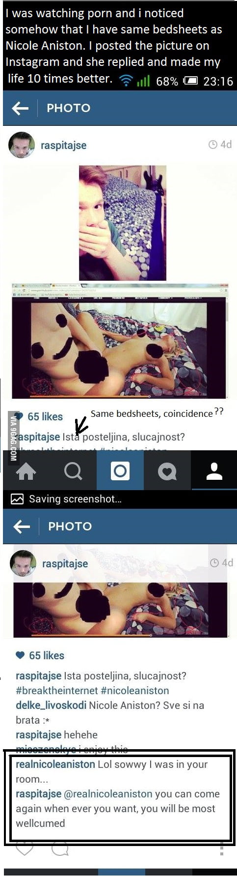 Nicole Aniston replied to me on instagram. I'm shitting bricks. - 9GAG