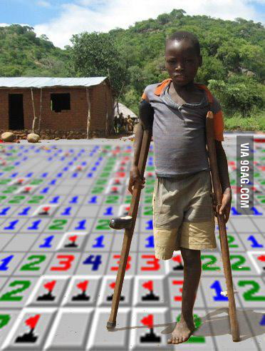 Real life minesweeper - 9GAG