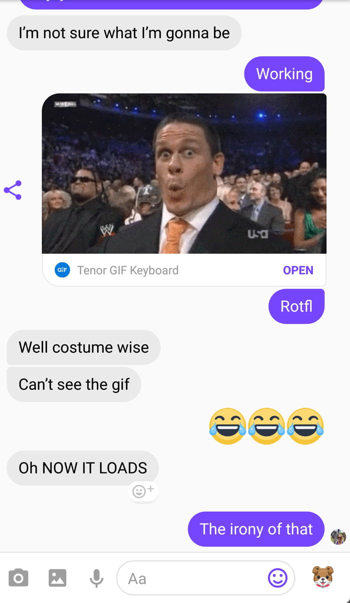 John Cena gif trolling - 9GAG