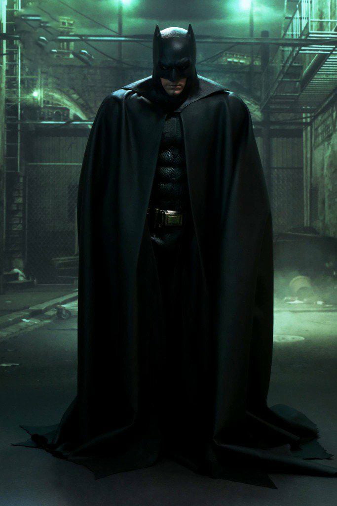 Batman with an over-the-shoulder Cape. Didn't think he couldn't get any ...