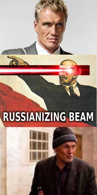 Dolph Lundgren goes to Russia - 9GAG