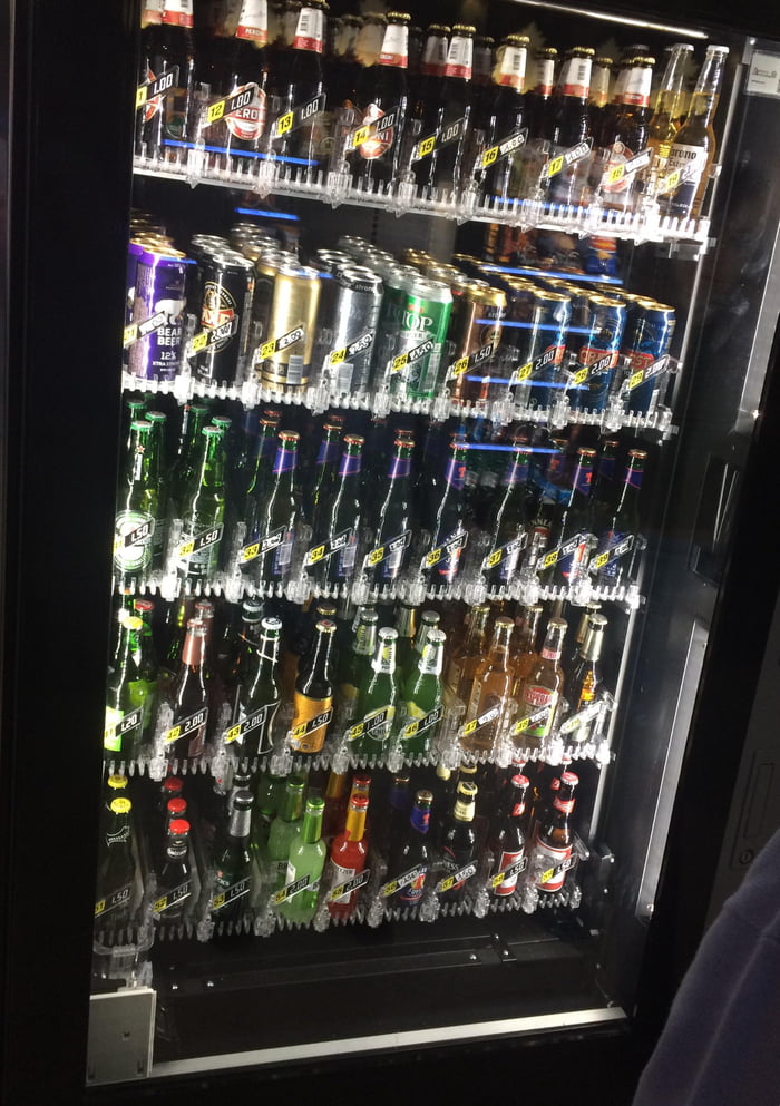 Italy has beer vending machines. Insert 1€, insert your ID, get a ...