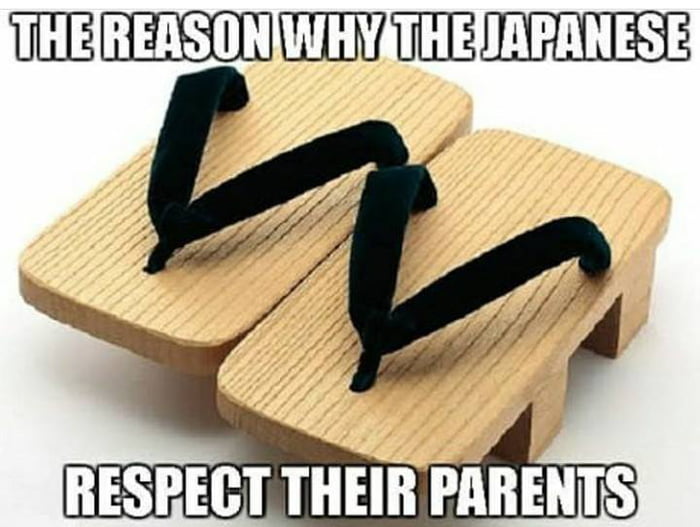 Mess with an Asian parent,you get a wooden chancla! - 9GAG