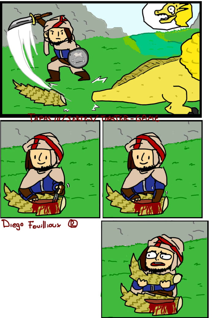 Monster Hunter logic - 9GAG