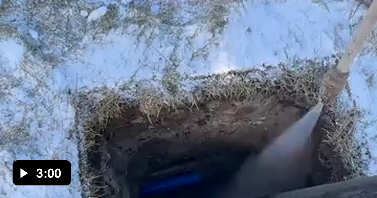 Hydro Excavation. Locating underground fiberoptic conduit and opening a ...