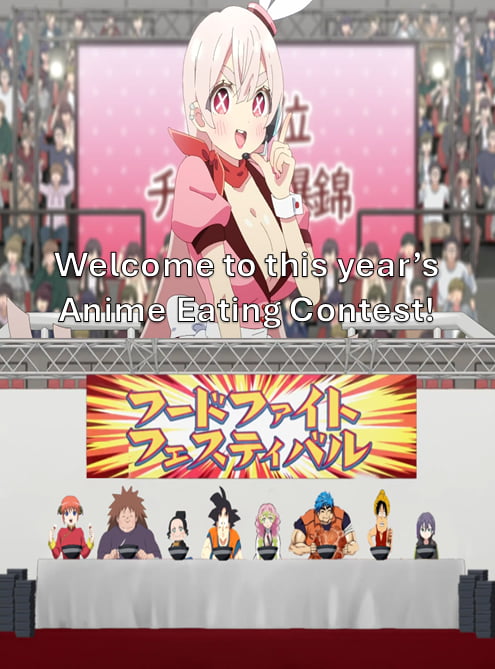 Anime Eating Contest - 9GAG