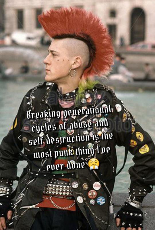 Choosing to live is the second most punk thing I've ever done - 9GAG