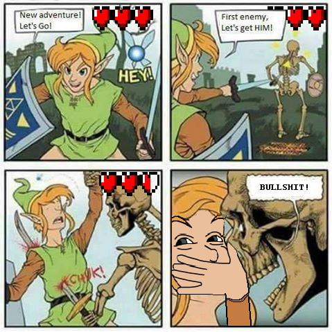 A Dark Souls skeleton in another game - 9GAG