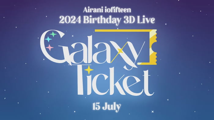 Iofi has announced her Birthday 3D Live on the 15th July! - 9GAG