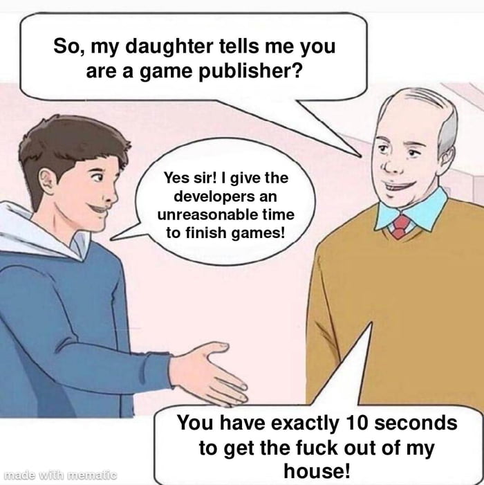Blame the publishers, not the developers - 9GAG