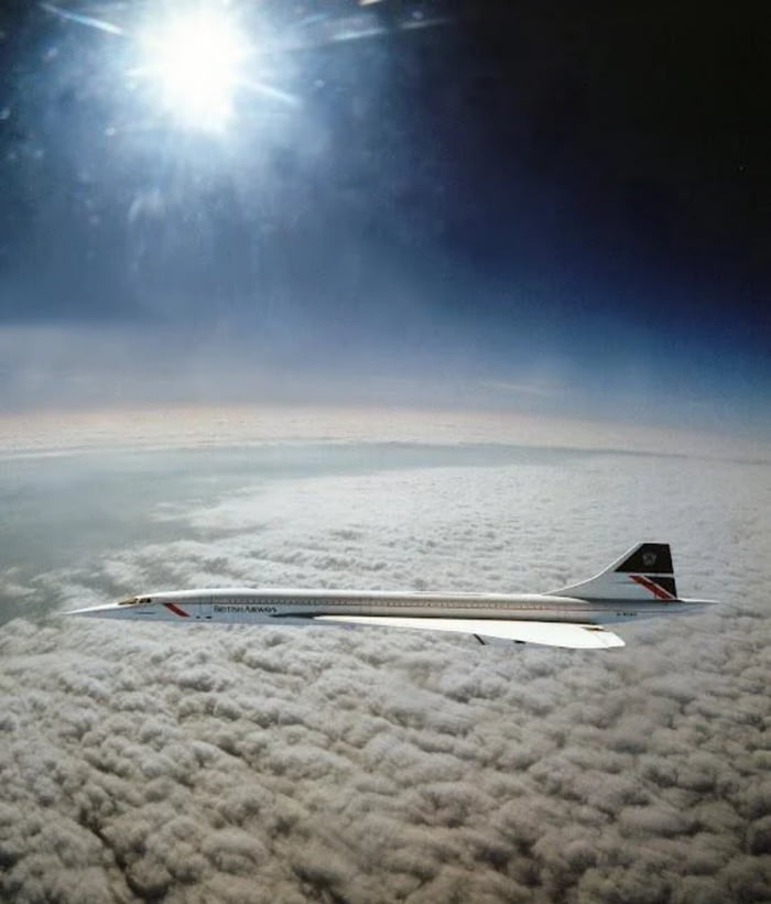 The only air born image of a concord at mach two taken from a British ...