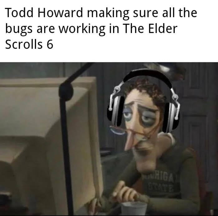 Bugthesda Games - 9GAG