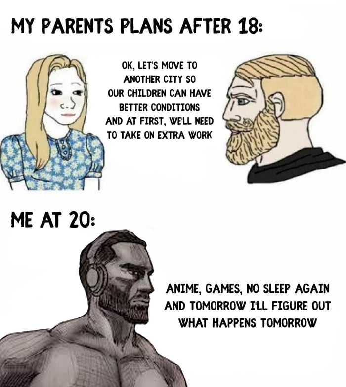 Both require a strong will - 9GAG