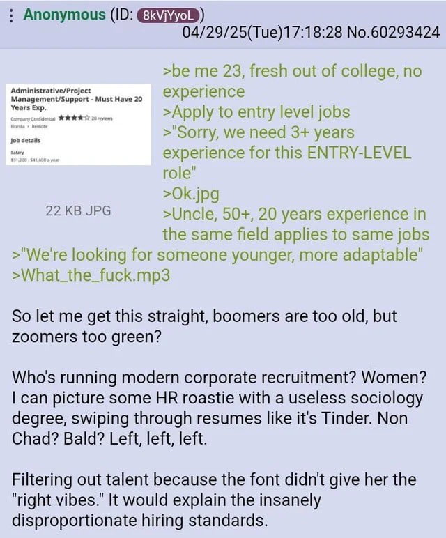 Who do they actually want to hire? - 9GAG