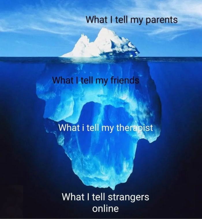 The things we share with stranger online - 9GAG
