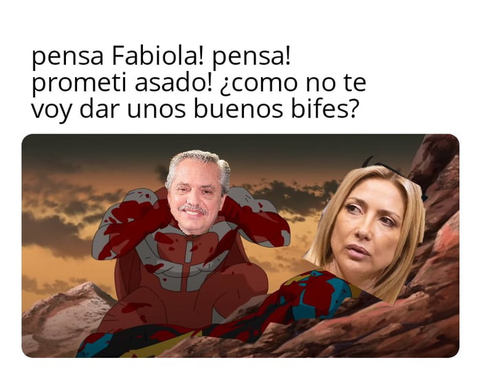 A veces me preocupa que esto sea demasiado serio como para hacer memes. Pero despues me sigo ...
