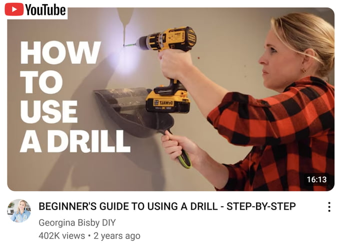 Apparently This is How To Use a Drill - 9GAG