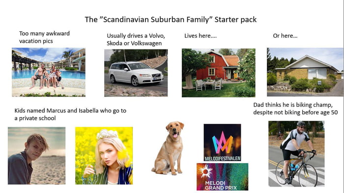 The “Scandinavian Suburban Family” Starter Pack - 9GAG