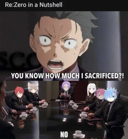 Re Zero Meme - 9GAG