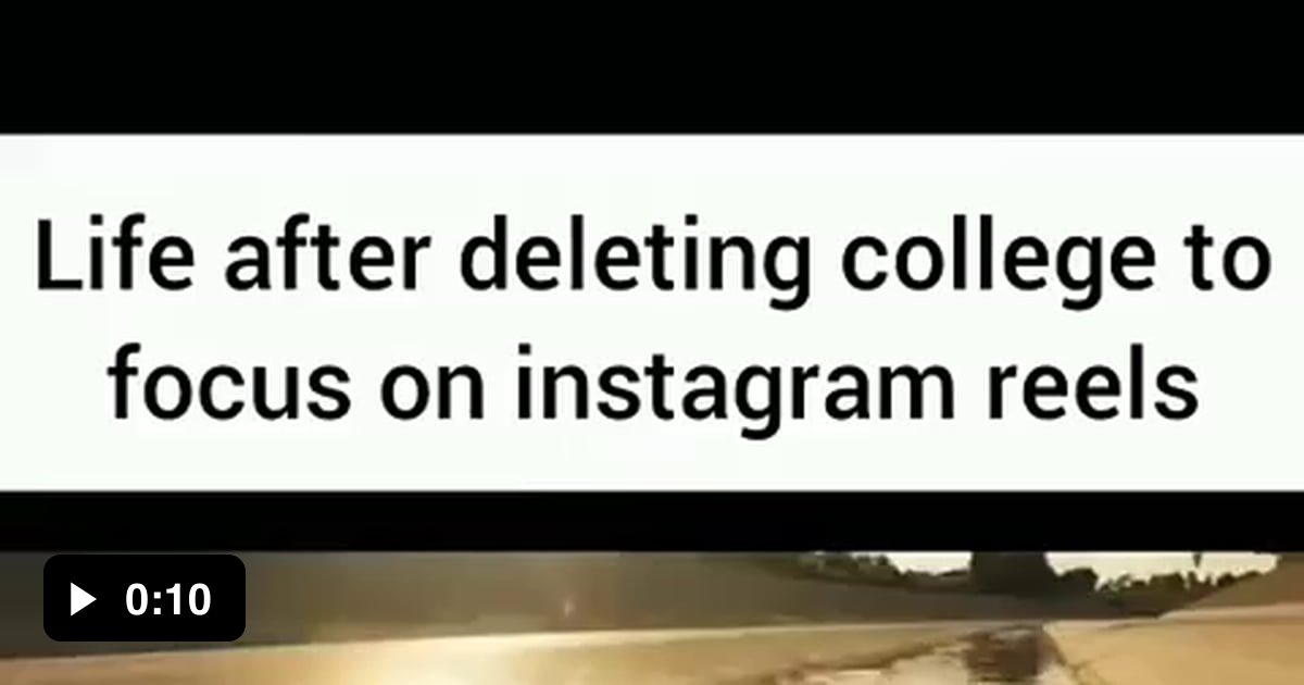 Deleting college to focus - 9GAG