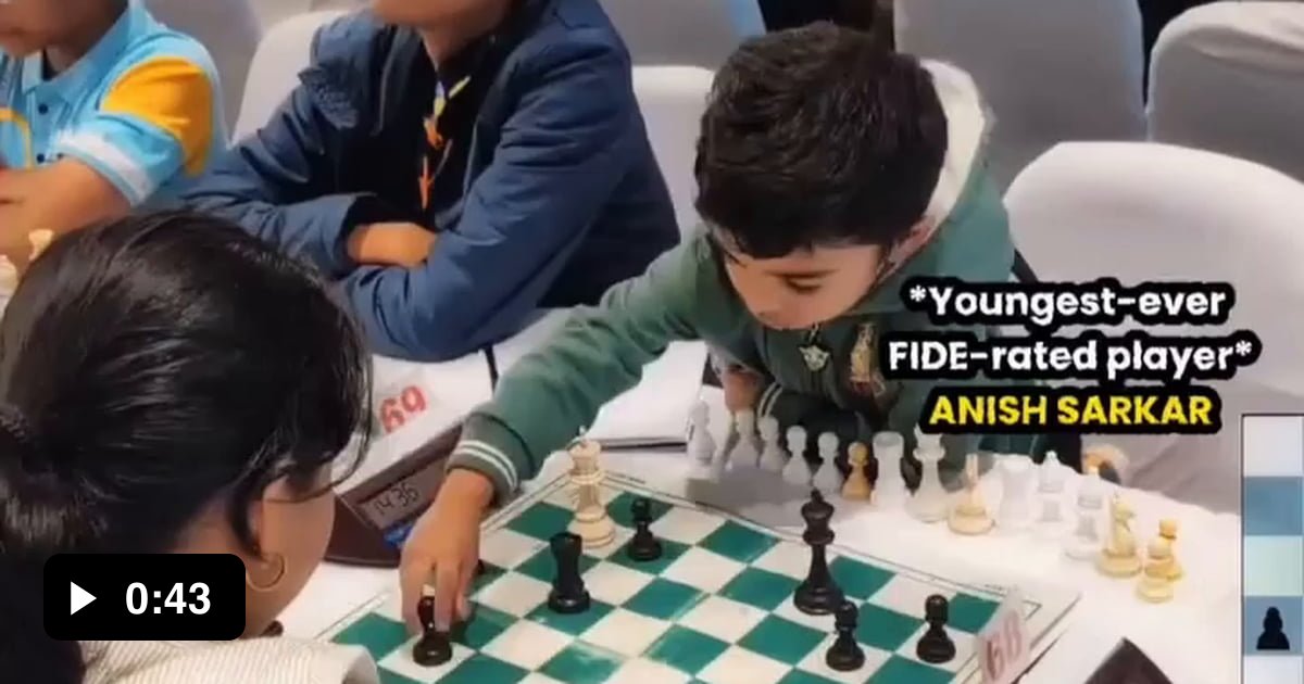 Young chess prodigy catches an illegal move during a match. - 9GAG