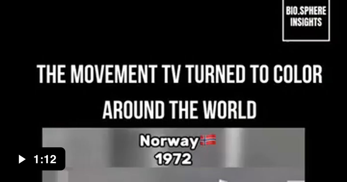 The day television got its colors. - 9GAG