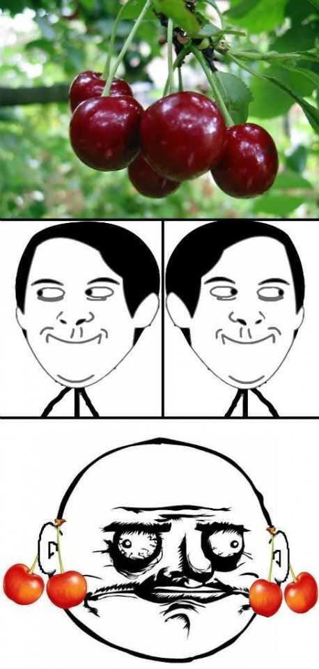 Cherry earrings? Nah bro, it's a lifestyle. - 9GAG