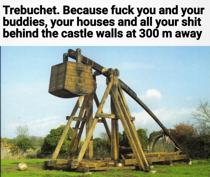 Just checking to see how many of you guys like trebuchets. Also ...