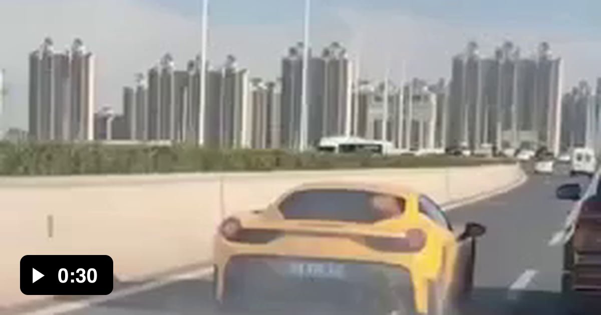 Flaming Ferrari - 9GAG