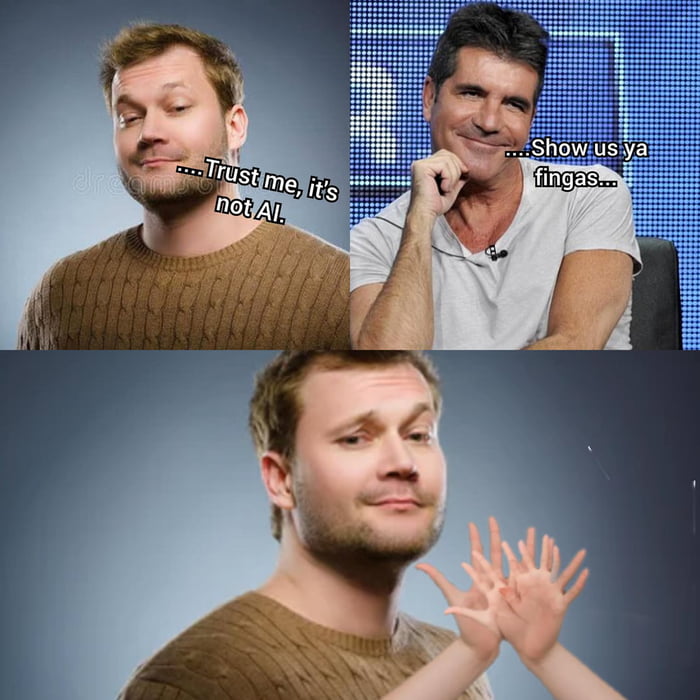 Why do humans and robots have problems drawing the same things - 9GAG