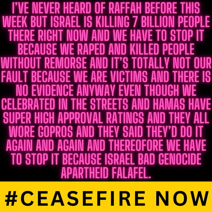 Trying to do some Pro-Pali propaganda. Am I doing this right? - 9GAG