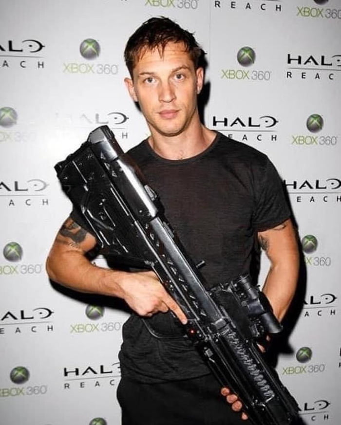 Tom Hardy from the Halo Reach Launch - 9GAG