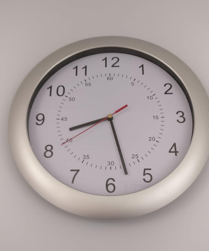 Oh look here highly-discerning design connoisseurs, this clock face has ...