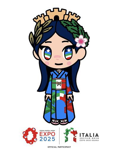 Meet Italia-chan, the official italian mascot for the Osaka 2025 Expo, by the same creator of ...