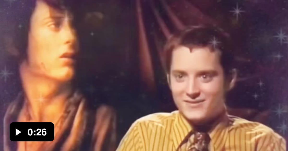 Unfiltered Elijah wood. - 9GAG