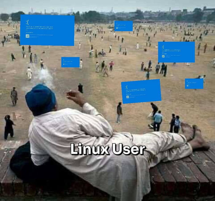 Opening the news as a Linux user last week - 9GAG
